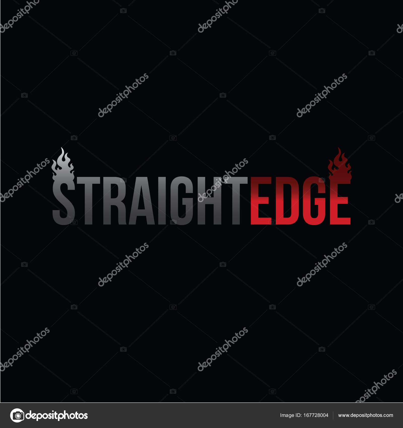Straight edge logo Stock Vector Image by ©vectorfirst #167728004