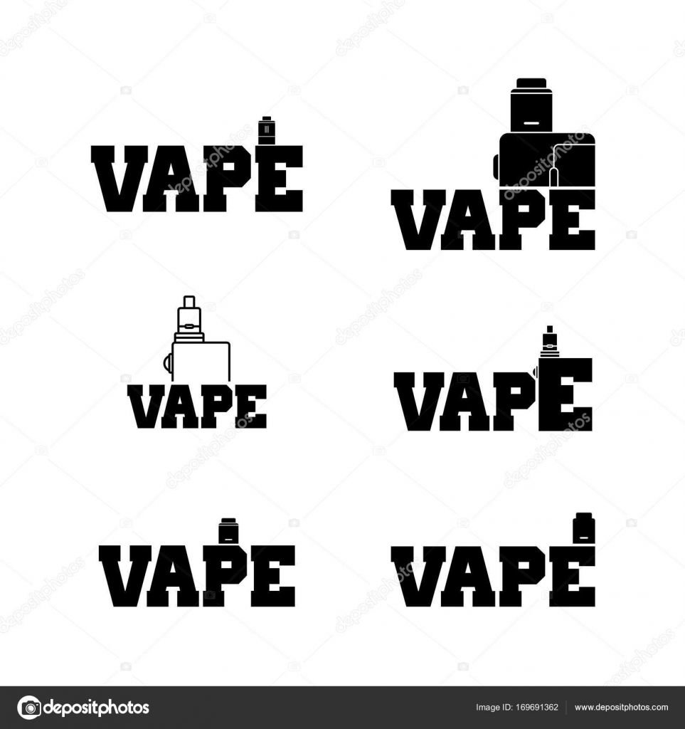 Set of Vape lettering Stock Vector Image by ©vectorfirst #169691362
