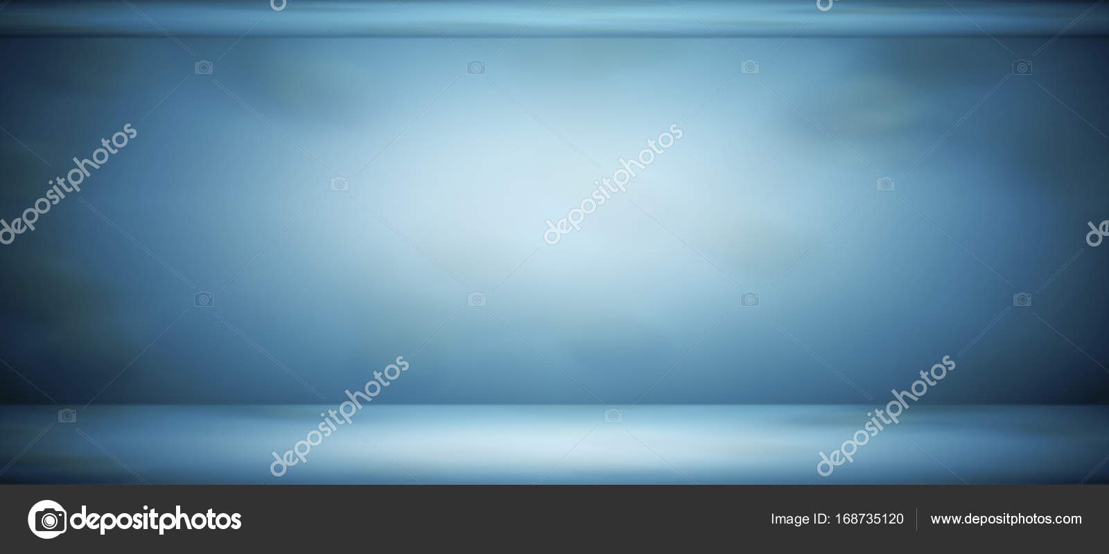 Blur abstract soft blue studio and wall background Stock Photo by ©ngad ...