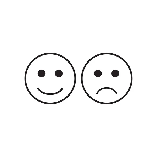 Sad Smile Icon Simply Vector Illustration Stock Vector by ©AyselZ 332106856