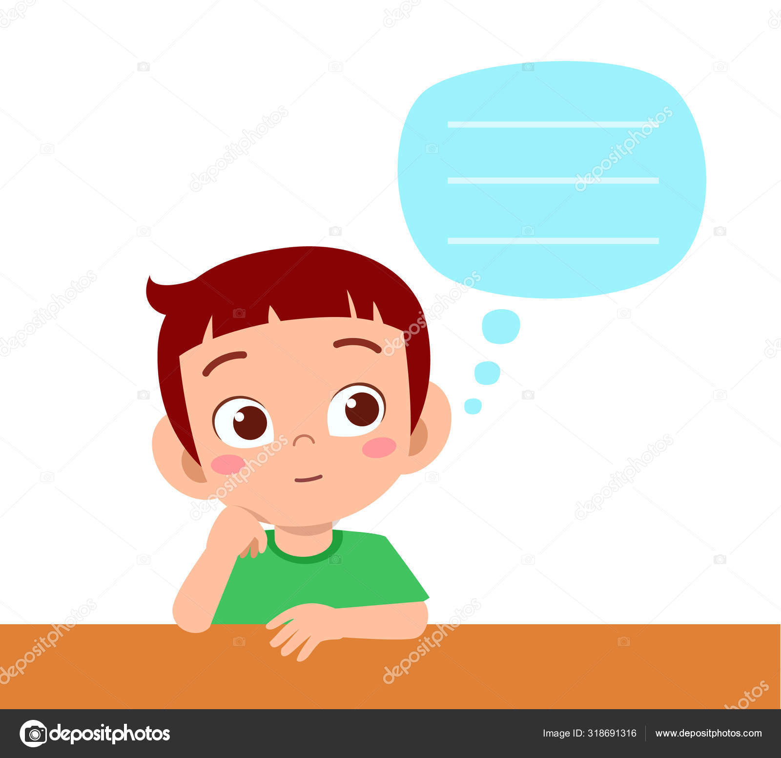 Kid Thinking Animated