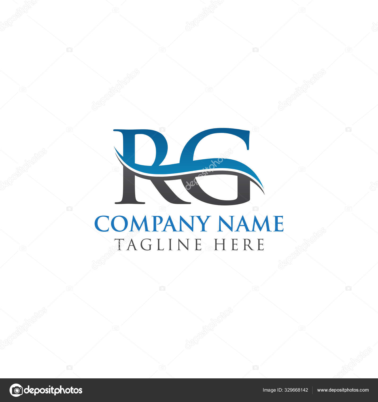 Swoosh Letter Logo Design Vector Template Letter Logo Design Stock ...