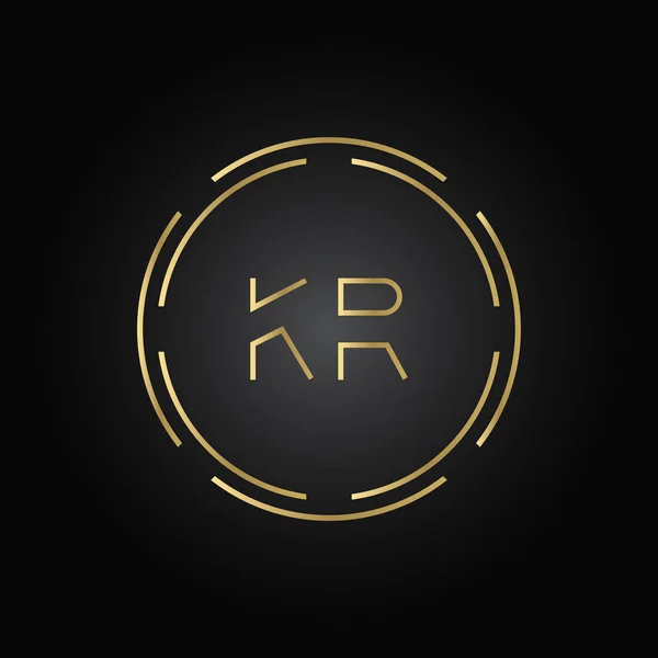 Kkr letter imágenes de stock de arte vectorial | Depositphotos