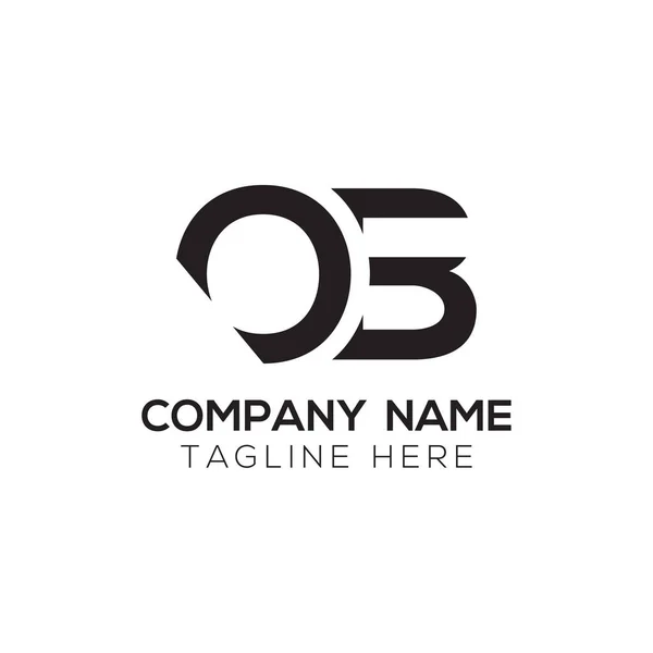 Creative Simple Initial Letters Logo Monogram Style Stock Vector Image ...