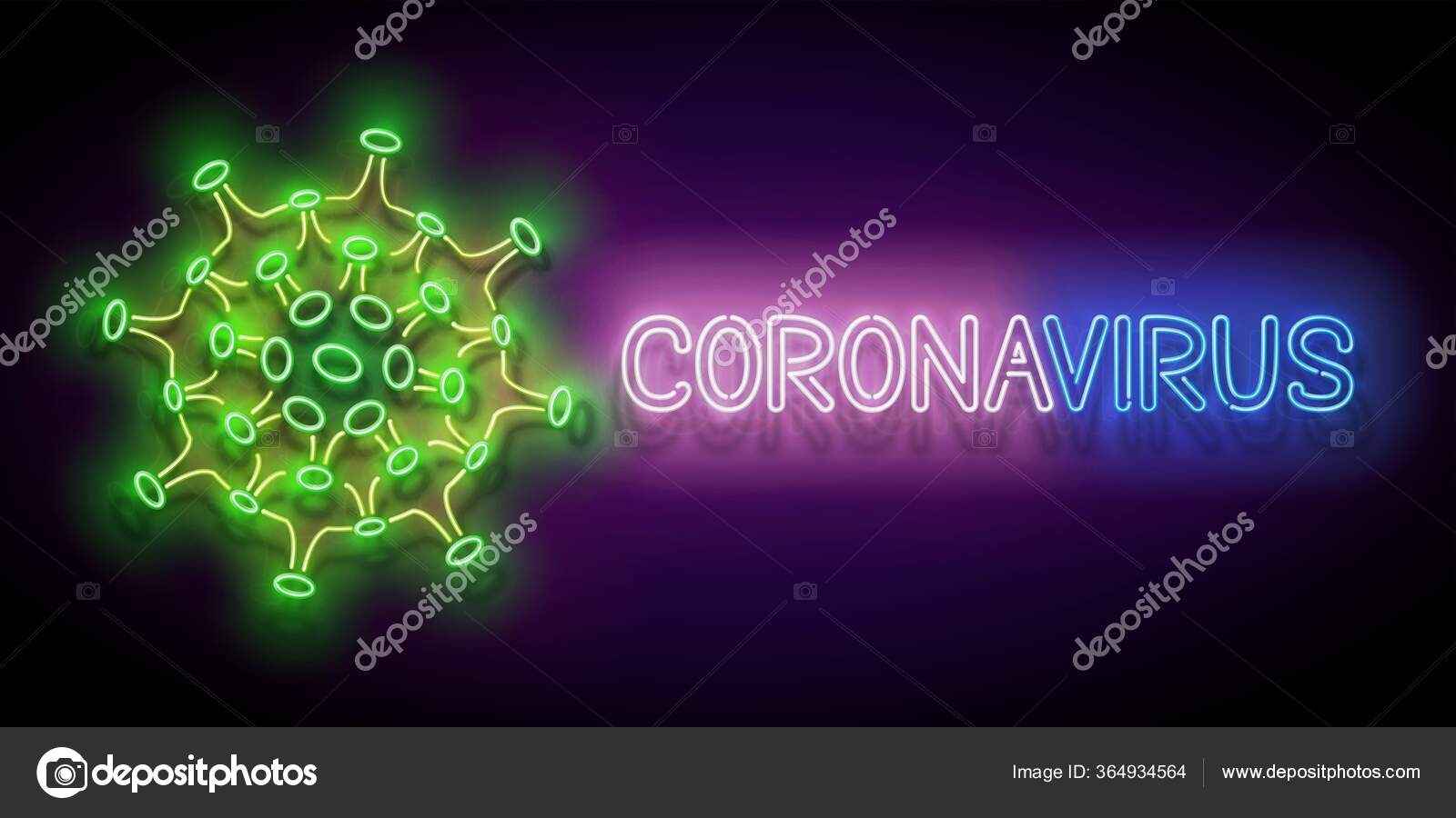 Glow Sign Board Background