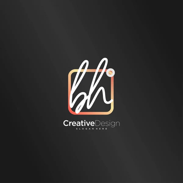 Chb logo design imágenes de stock de arte vectorial | Depositphotos
