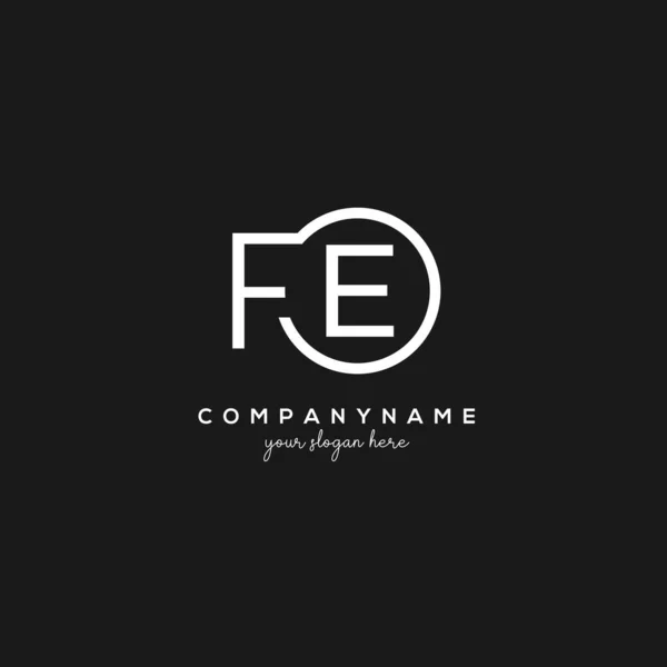 Fe initial logo Vector Art Stock Images | Depositphotos