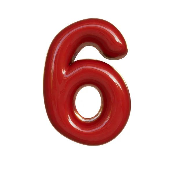 Leaf Style Number Seven Render Grass Font Isolated White Background ...