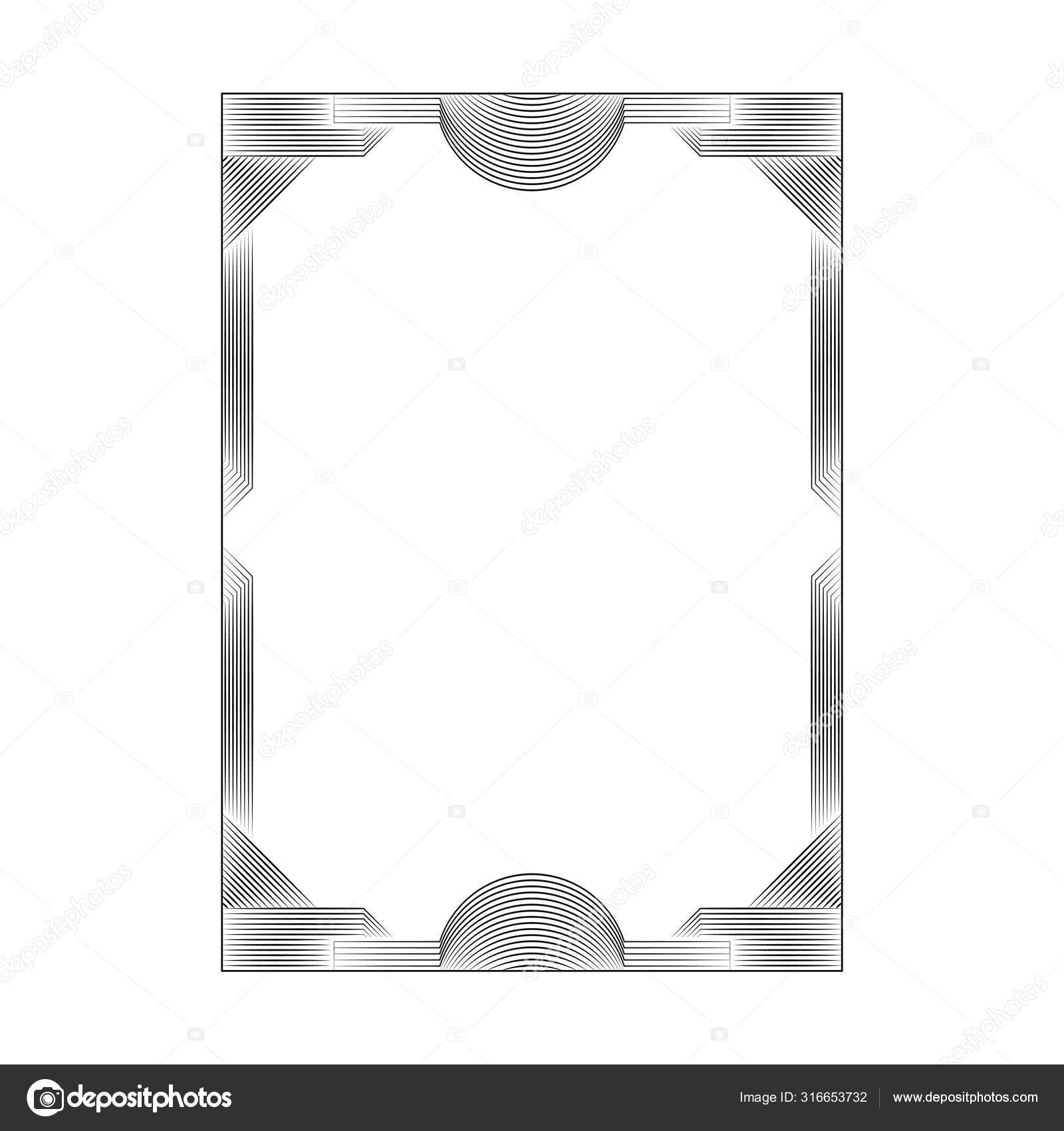 DISEÑO DE MARCO BLANCO Y NEGRO Vector de stock #316653732 de ©lohjinawi