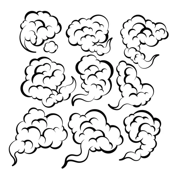 Steam Cloud Cartoon