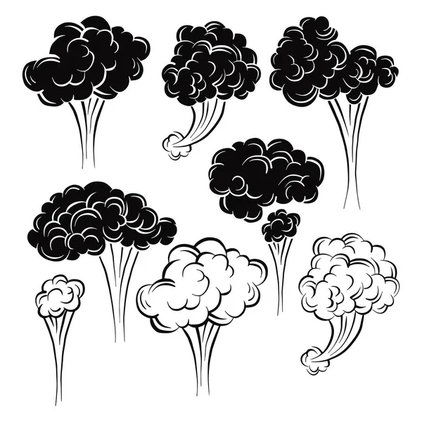 Set Smoke Fog Collection Stock Vector Image by ©lohjinawi #370731352