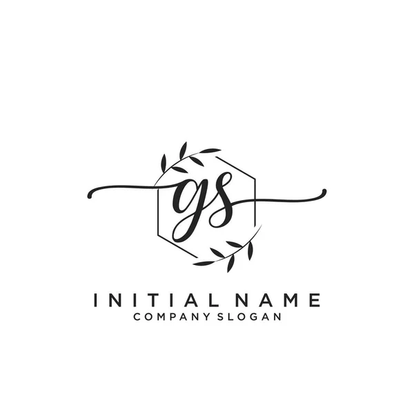 GS Initial handwriting logo design. Logo for fashion,photography ...