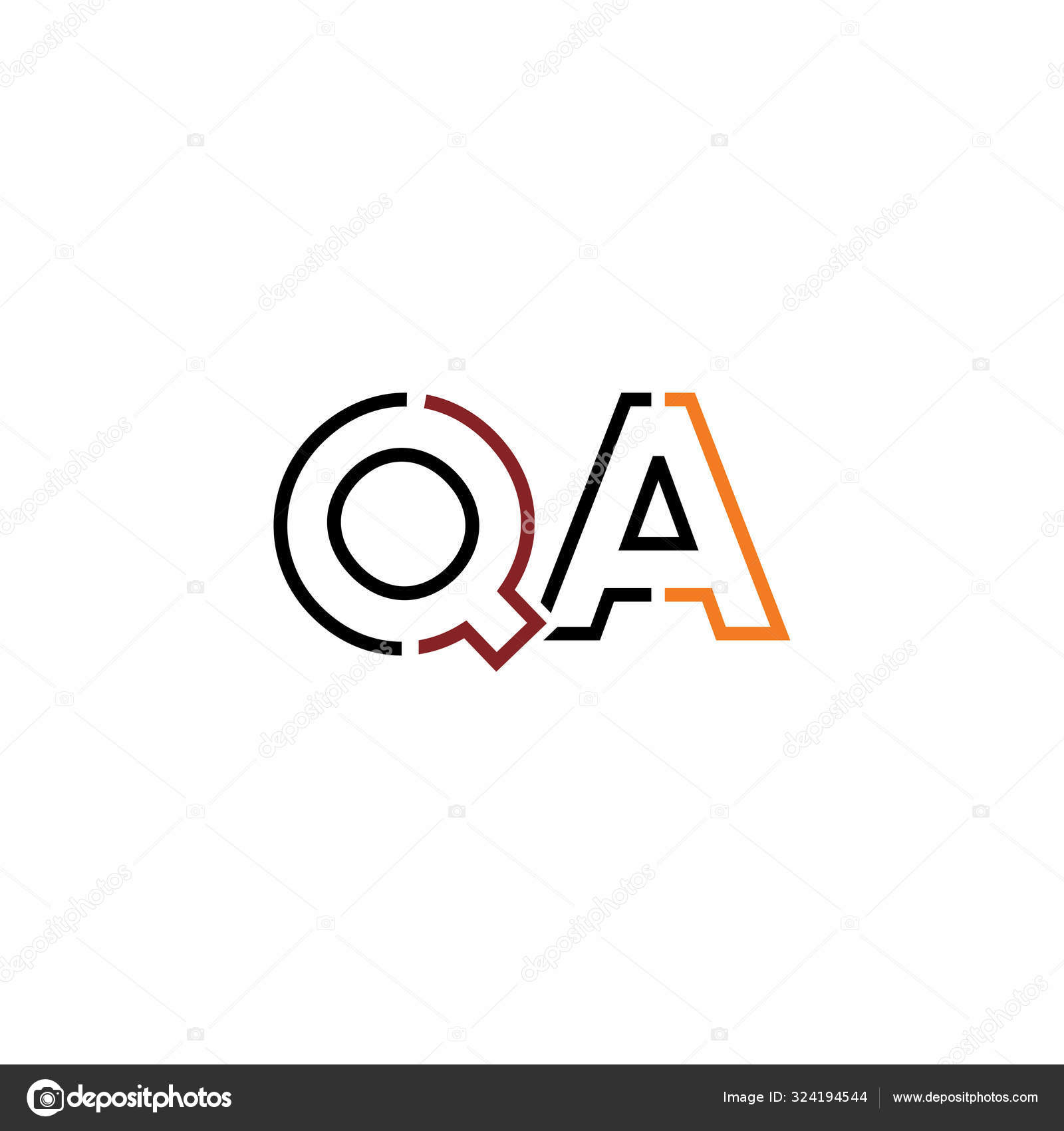 Letra Icono Del Logotipo Elementos Plantilla Diseño Vector de stock ...