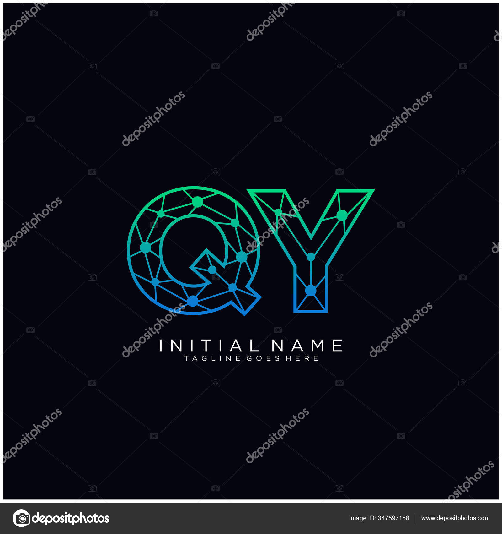 Letter Abstract Line Art Logo Template Stock Vector by ©XinThink 347597158
