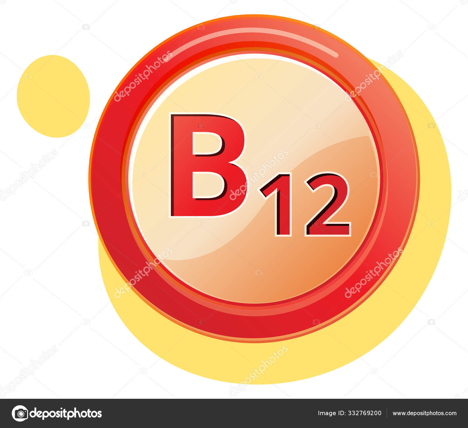Vitamin B12 Icon Stock Vector Image by ©designpraxis #332769200