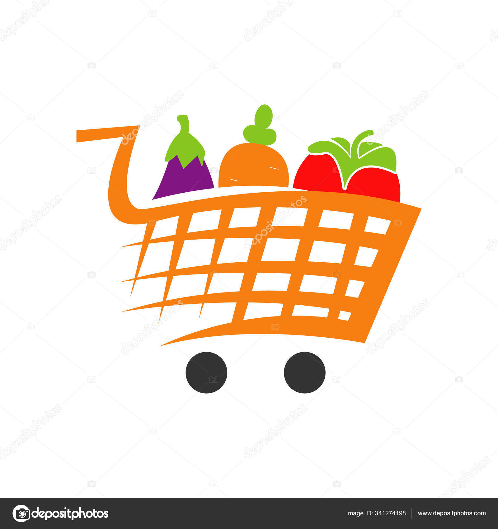 Grocery Cart Logo Free Grocery Shop Logo Designs DIY Grocery Shop