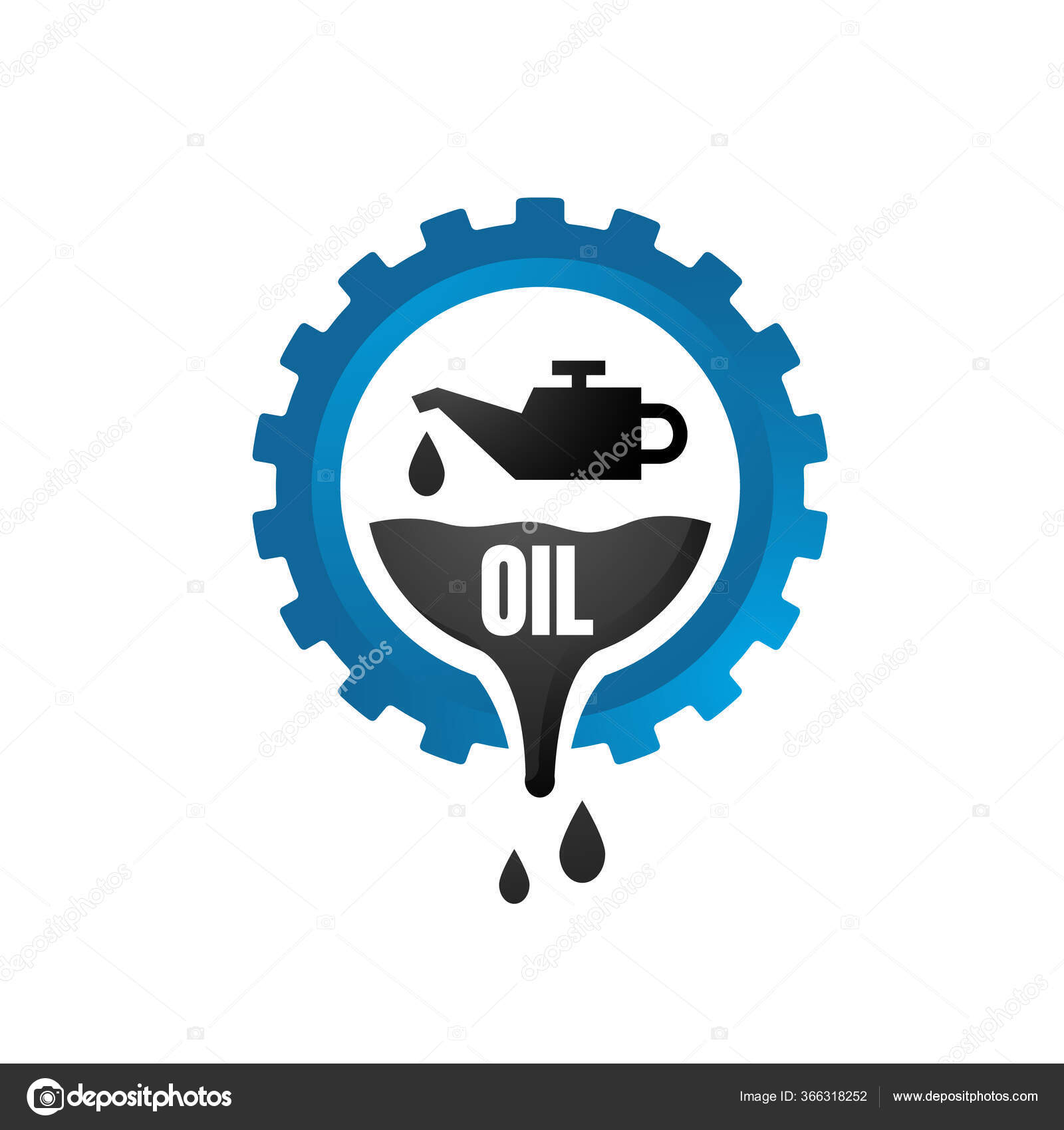 Simple Circle Arrow Sign Symbol Automotive Engine Oil Change Logo Stock ...