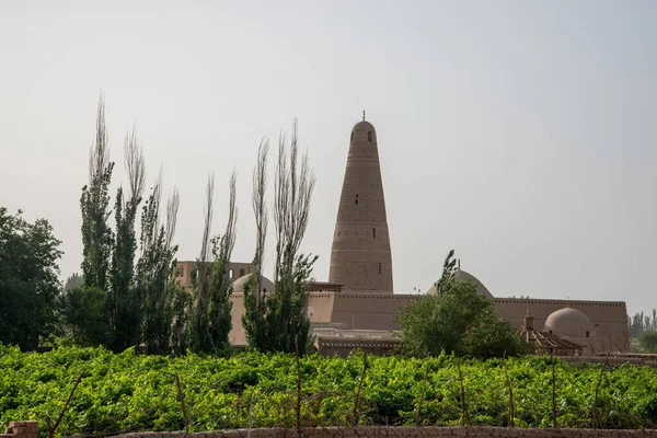 Emin Tower Standing Uyghur Mosque Located Grape Yard Ancient Turpan ...