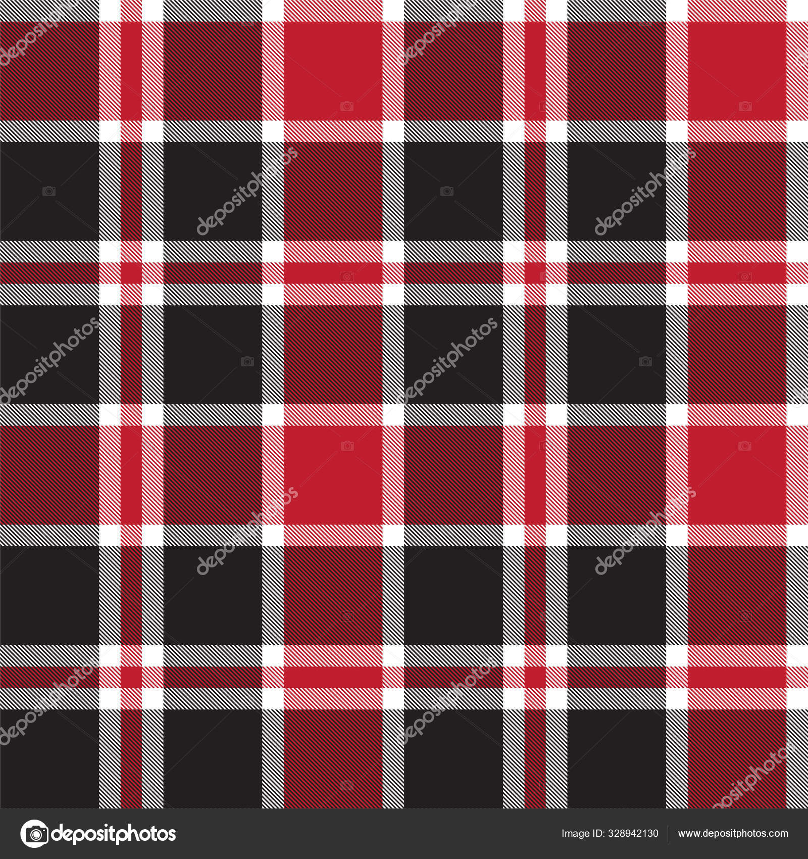 Classic Modern Plaid Tartan Seamless Pattern Stock Vector by ©msiuhong ...