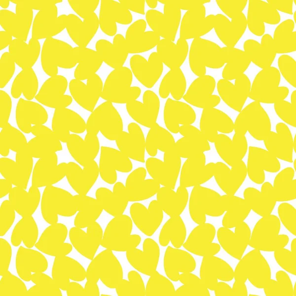 Yellow heart pattern Vector Art Stock Images | Depositphotos
