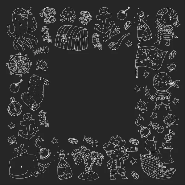 17,425,129 Pirate chalk Vector Images | Depositphotos