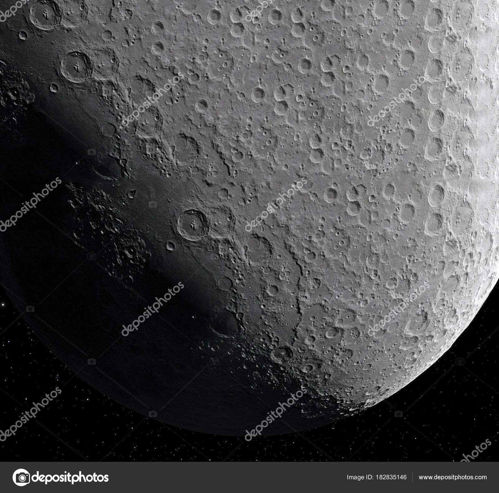 Nebula High Resolution Moon