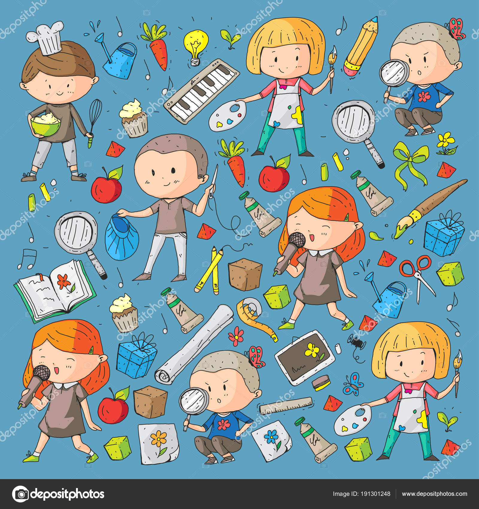 Kindergarten Science Clip Art