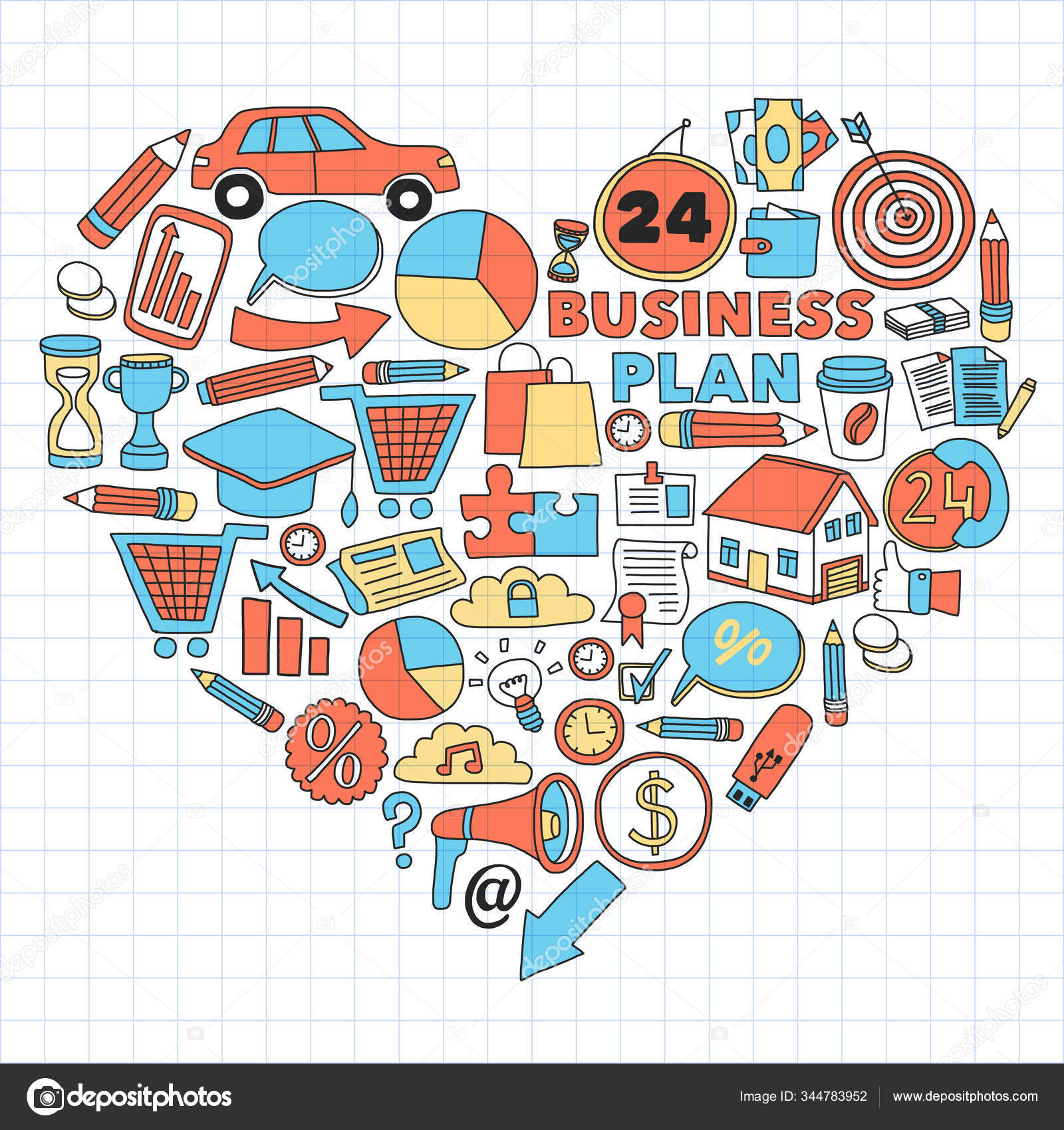 Business and management background. Pattern with finance icons ...