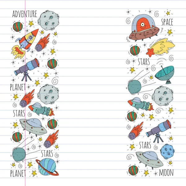 13,731,935 Kids space stickers Vector Images | Depositphotos