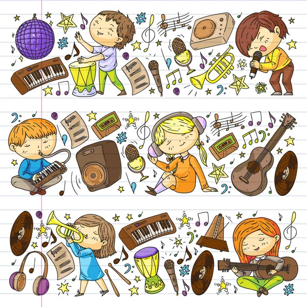 100,000 Kids singing outline Vector Images | Depositphotos