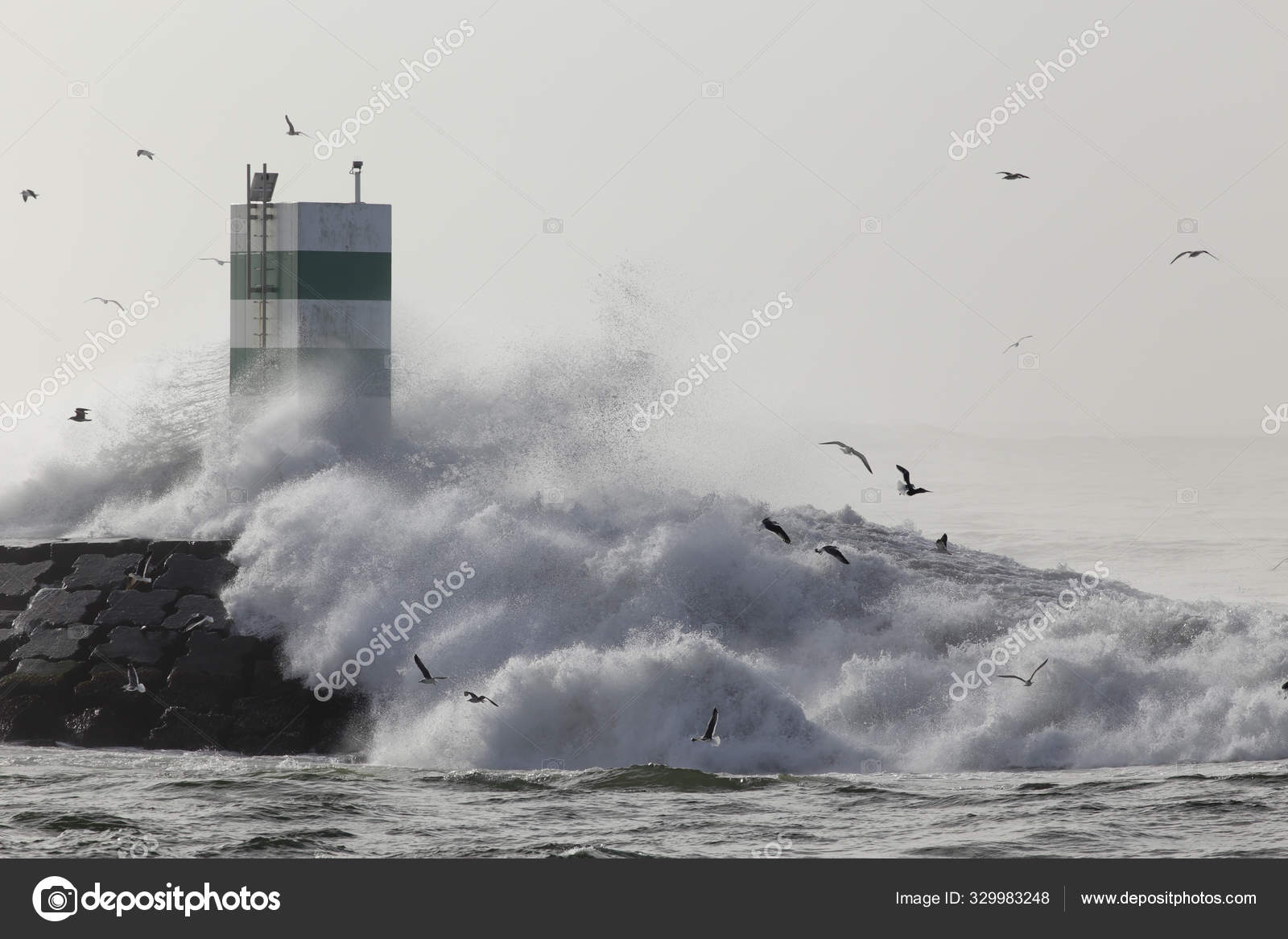 Big wave splash — Stock Photo © zacariasdamata #329983248