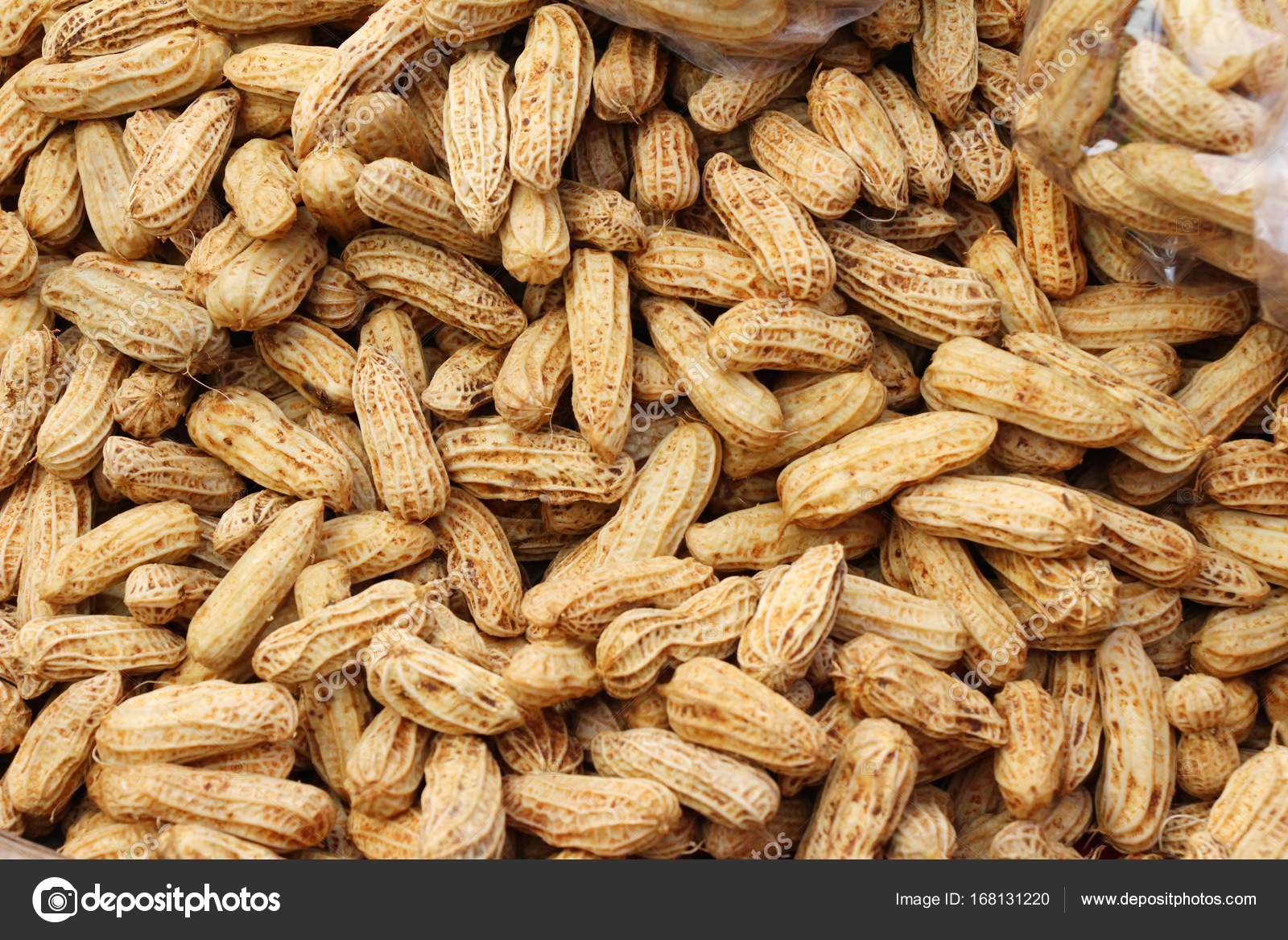 Boiled peanuts is delicious in the market Stock Photo by ©seagamess ...