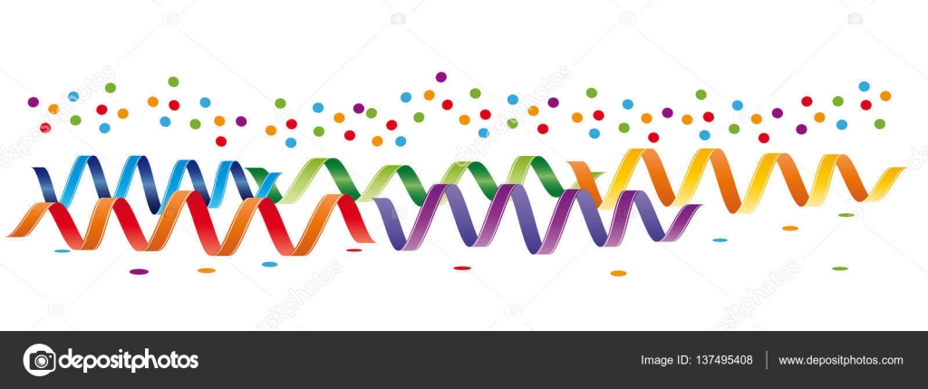 Paper streamer and confetti Stock Vector Image by ©trueffelpix #137495408