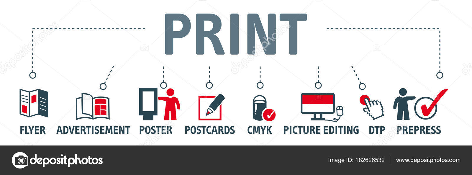 Banner printing vector design concept Stock Vector by ©trueffelpix ...