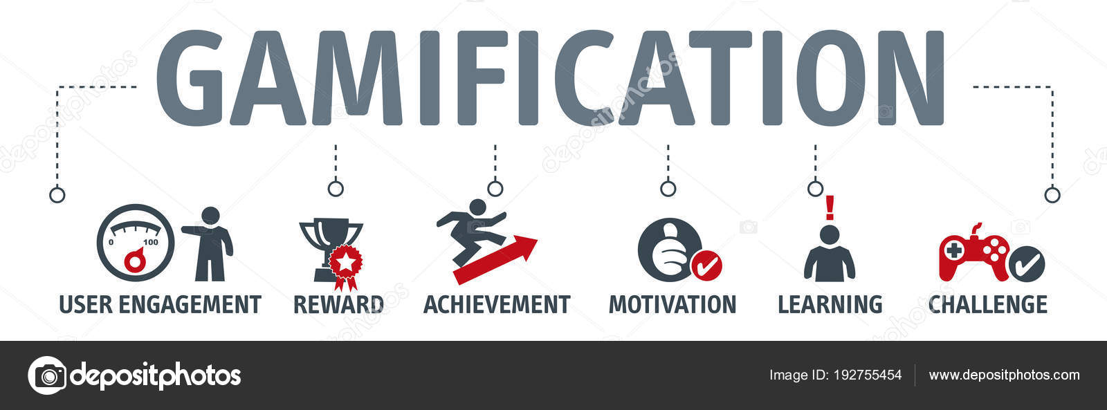 Banner gamification - user engagement — Stock Vector © trueffelpix ... Banner gamification - user engagement — Stock Vector © trueffelpix ...
