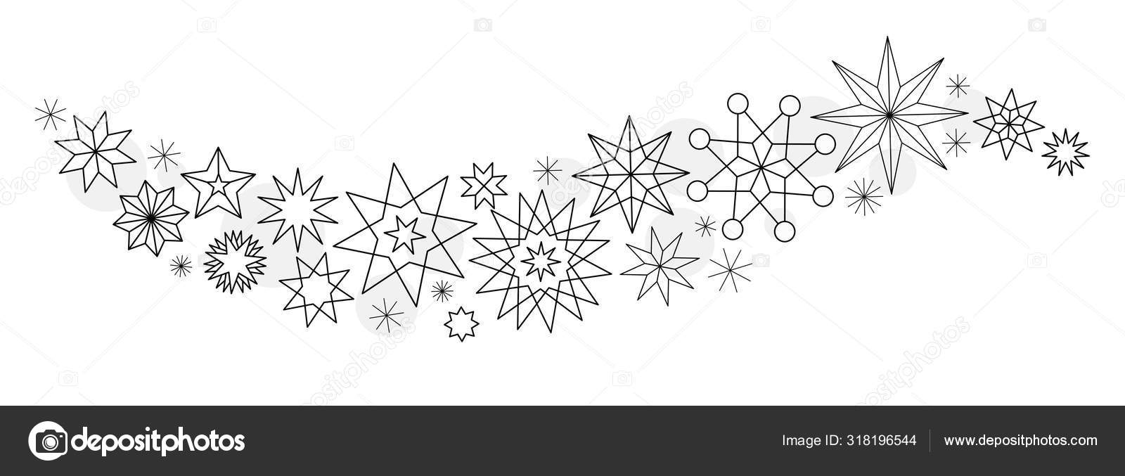 Stars - thin line geometric icon Stock Vector by ©trueffelpix 318196544