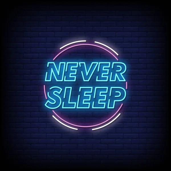 Good Night Sleep Tight Phrase Poster Neon Style Inspirational Quote ...