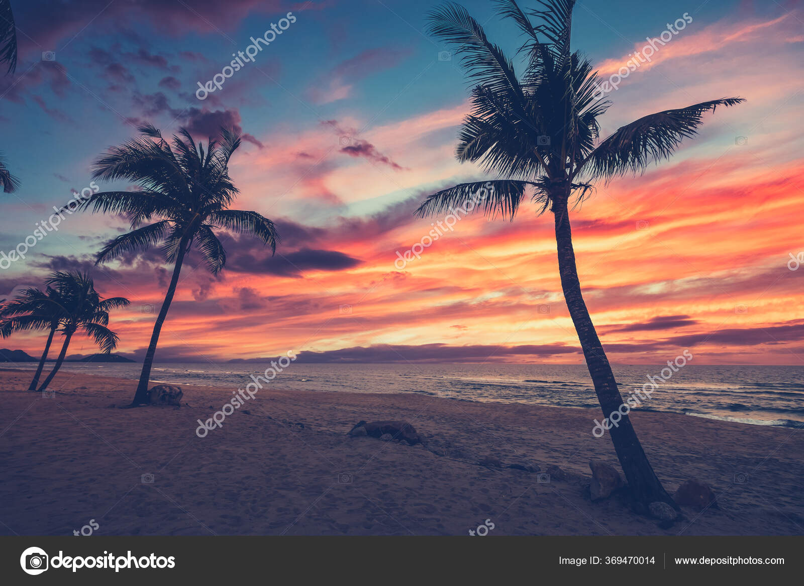 Summer Beach Sunset Wallpaper