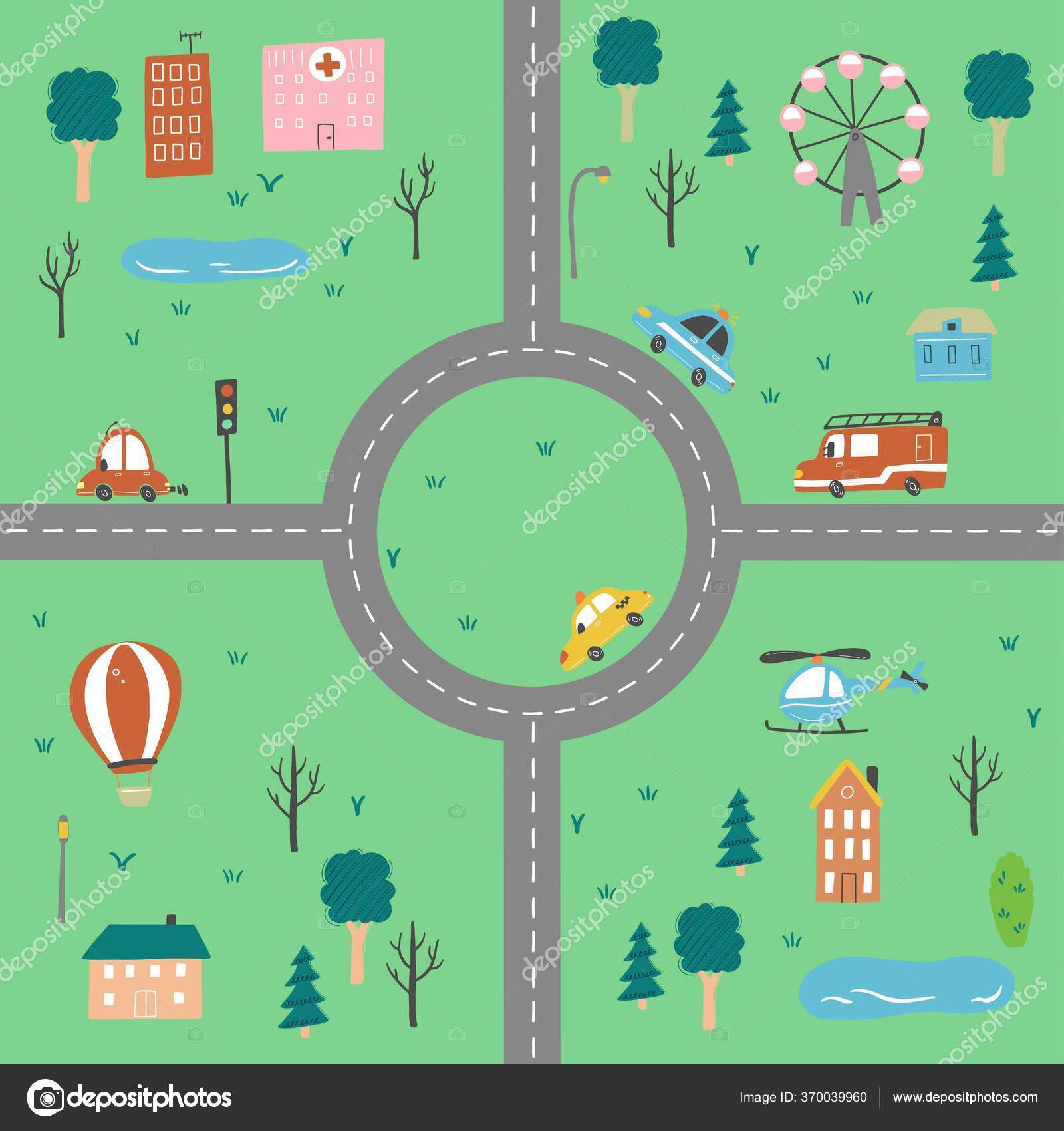 Mapa Da Cidade Para Criancas