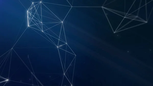 Abstract plexus illustration wallpaper background with copy space ...