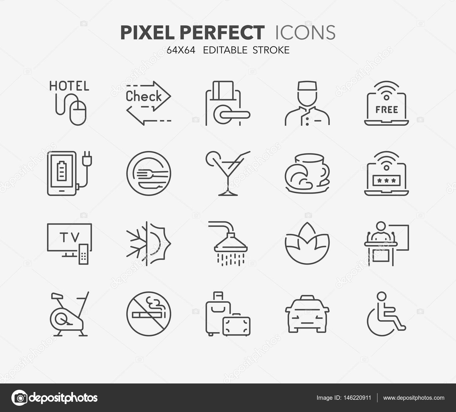 Hotel Check Out Icon