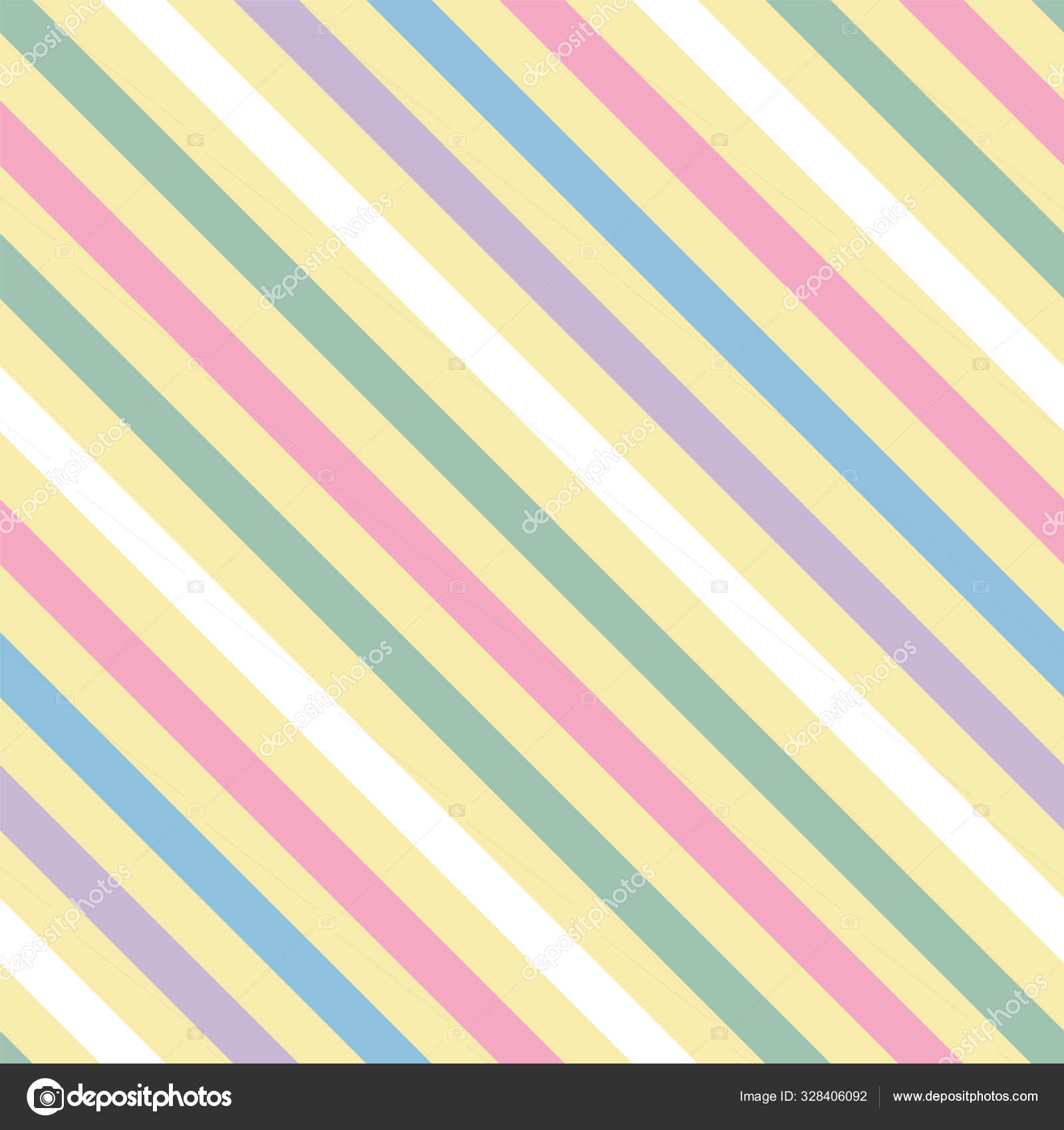 Yellow And White Diagonal Stripes