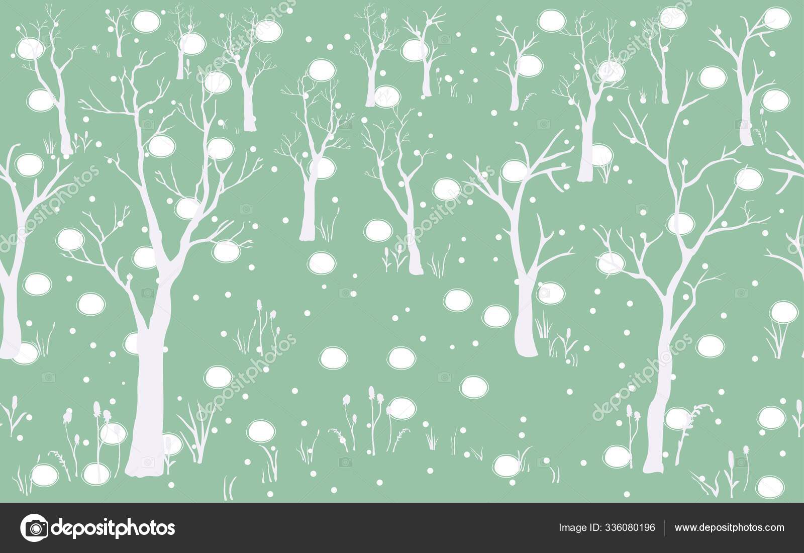 Silhouettes Trees Subtle Background Tree Pattern Stock Vector Image by ...