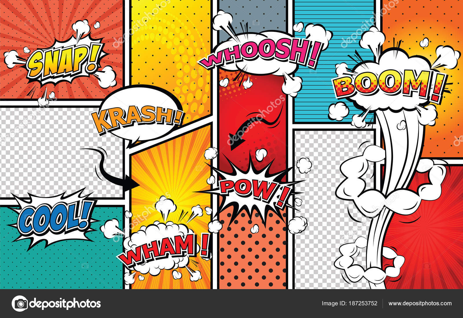 Comic sound effect speech bubble pop art. Stock Vector by ©jirawat ...