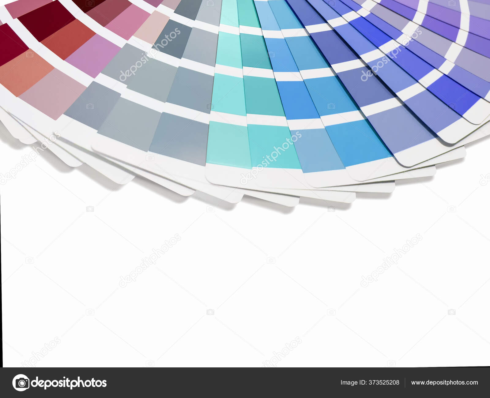 Color card palette, samples for colour definition. Guide of paint ...
