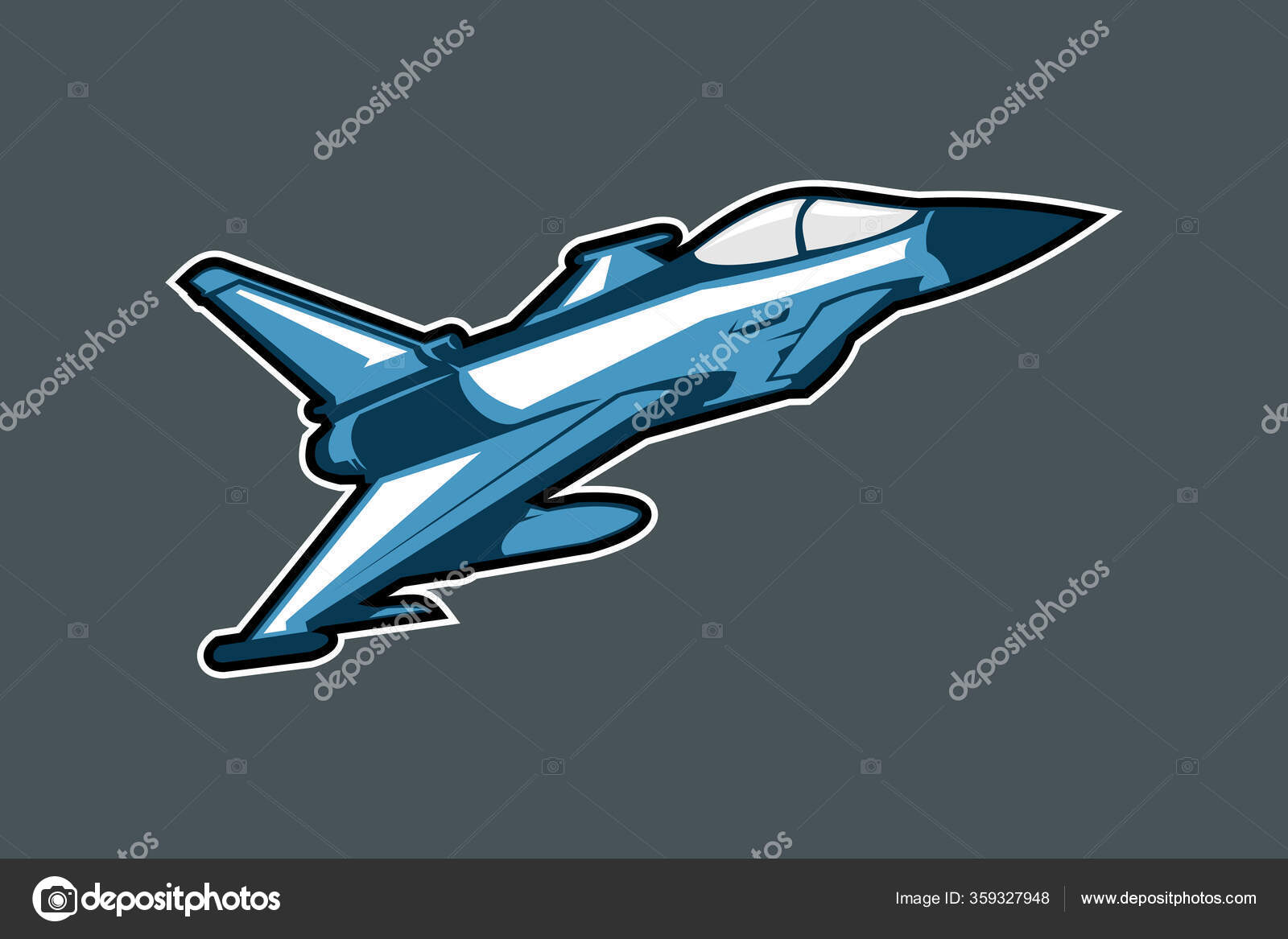 German Modern Fighter Jet Icon Vector Illustration Stock Vector Image ...