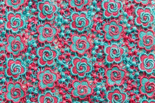 Colorful lace on white background. No any trademark or restrict matter ...