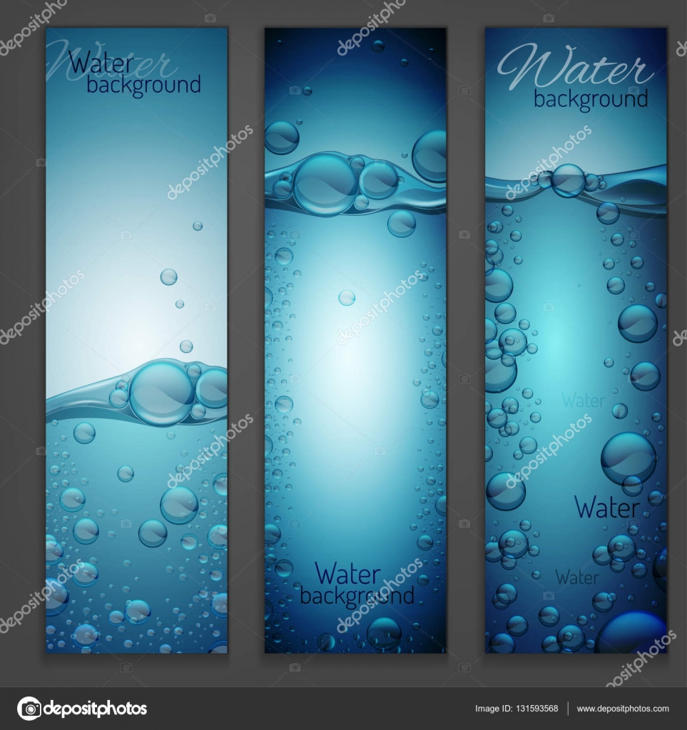 Water Wave Banners Stock Vector Image by ©annyart #131593568
