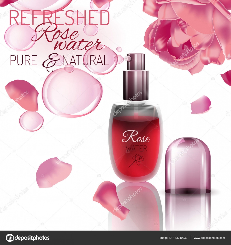 Rose Water Image Stock Vector Image by ©annyart #143249239