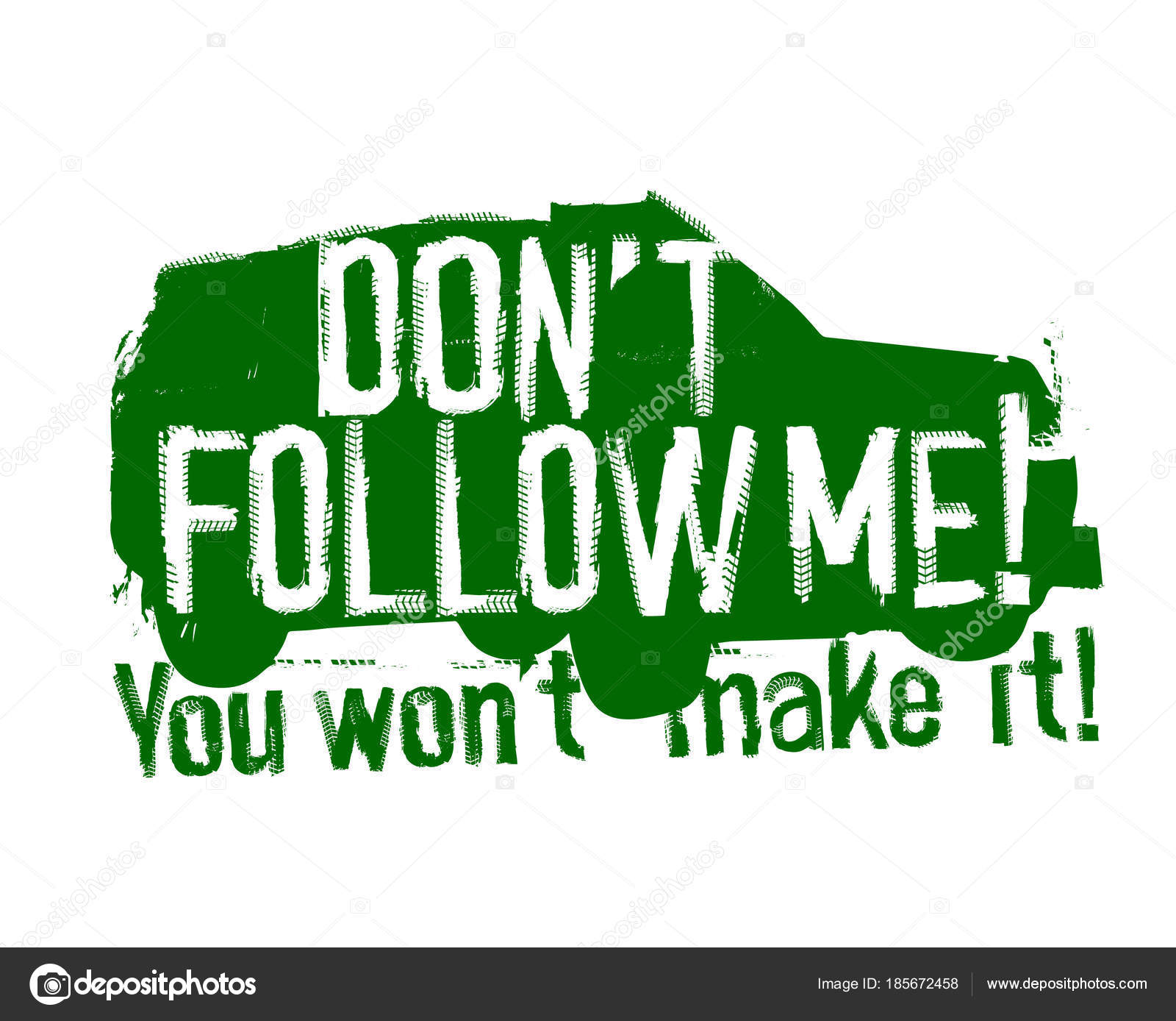 Off Road Quote Stock Vector Image by ©annyart #185672458